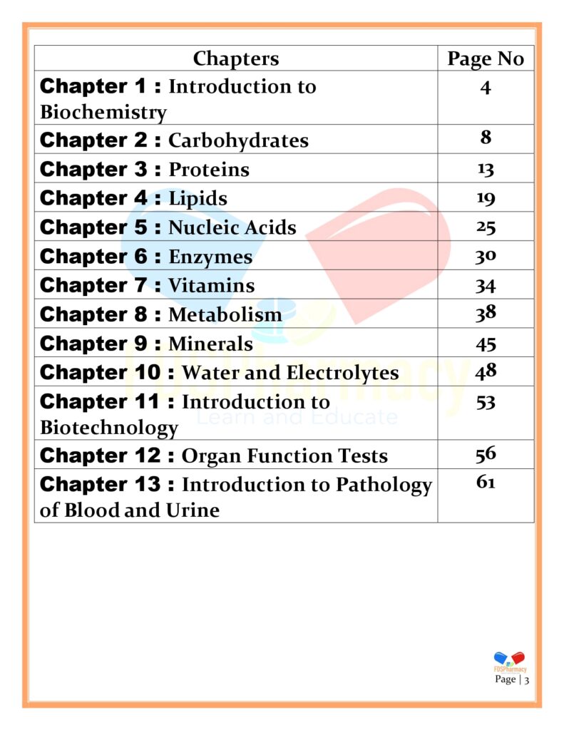 Biochemistry and Clinical Pathology Important Questions – FDSPharmacy