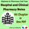D.Pharmacy 2nd Year Notes – FDSPharmacy